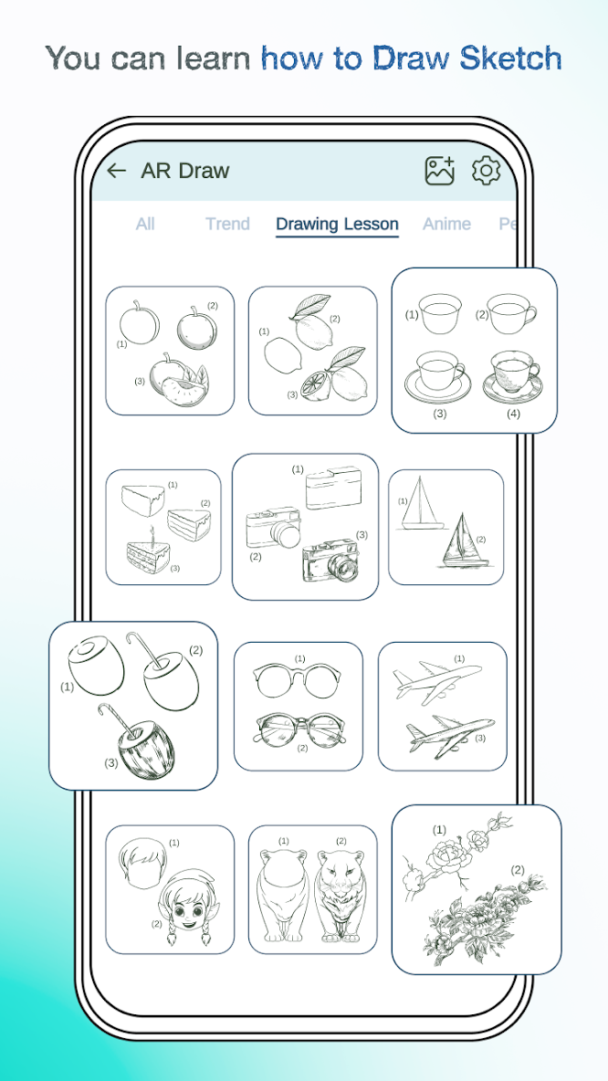 دانلود برنامه AR Draw Trace: Sketch & Paint اندروید | بازار
