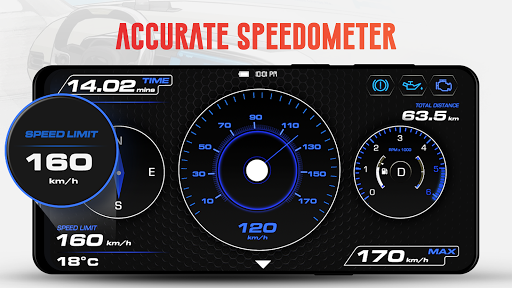 دانلود برنامه Gps Speedometer Obd۲ Dashboard اندروید بازار