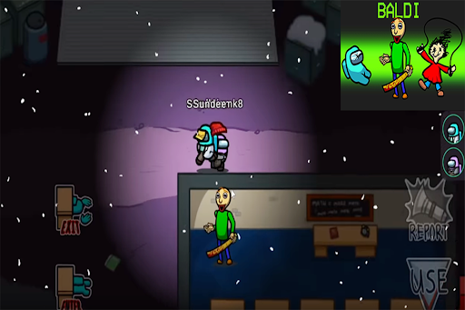 دانلود برنامه Among Us Baldi Mod اندروید | بازار