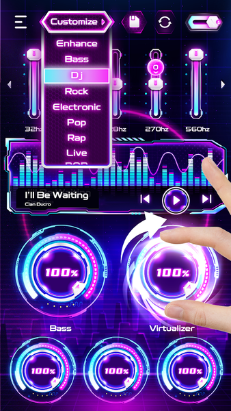 دانلود برنامه Bass Booster And Equalizer اندروید بازار