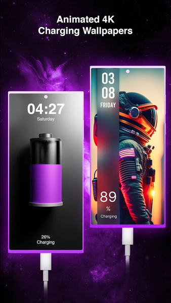دانلود برنامه Battery Charging Animation ۳d اندروید بازار