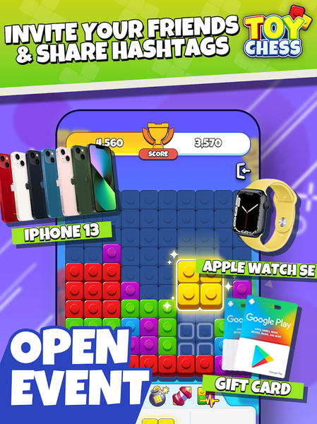 دانلود بازی Toy Chess Block Puzzle اندروید بازار