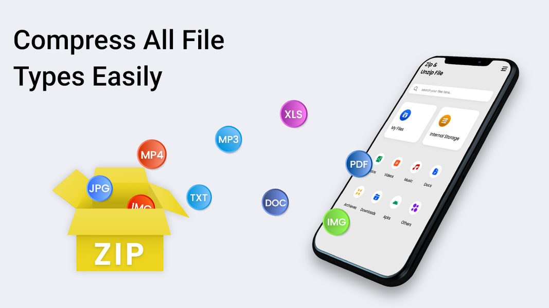 دانلود برنامه Zip-File Unzipper Extractor اندروید | بازار