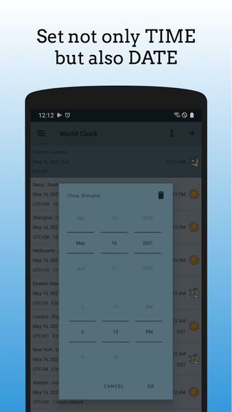 دانلود برنامه World Clock Timezone Widget اندروید بازار