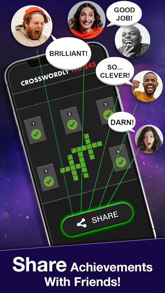 دانلود بازی Crosswordly Cross Wordle Game اندروید بازار