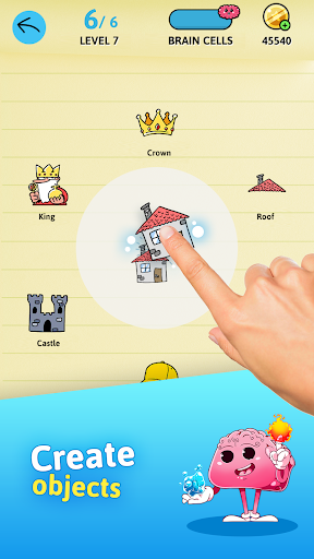 دانلود برنامه Brain Alchemy: merge & create اندروید | بازار