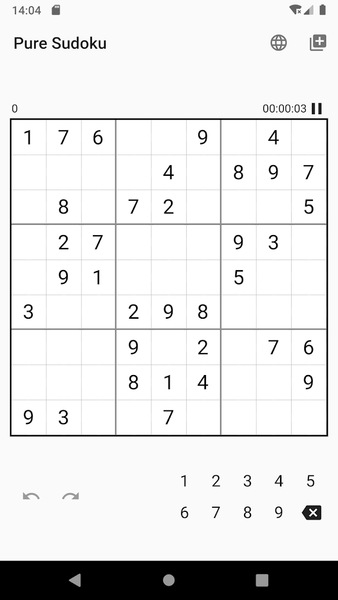دانلود بازی Pure Sudoku اندروید بازار
