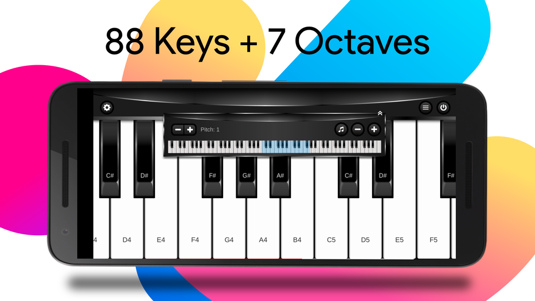 دانلود برنامه Piano Real Sounds Keyboard اندروید بازار