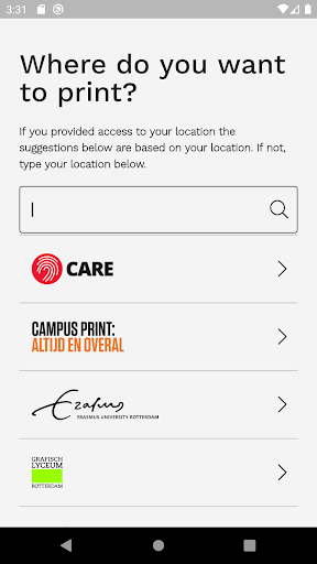 دانلود برنامه Campus Print اندروید بازار