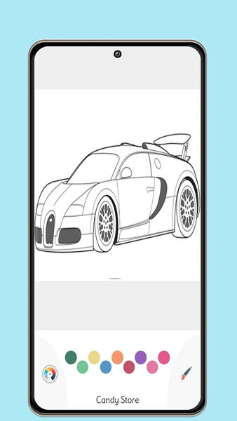 bugatti supercar sports car coloring pages