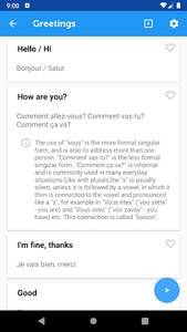 برنامه Learn French Phrasebook - دانلود | کافه بازار