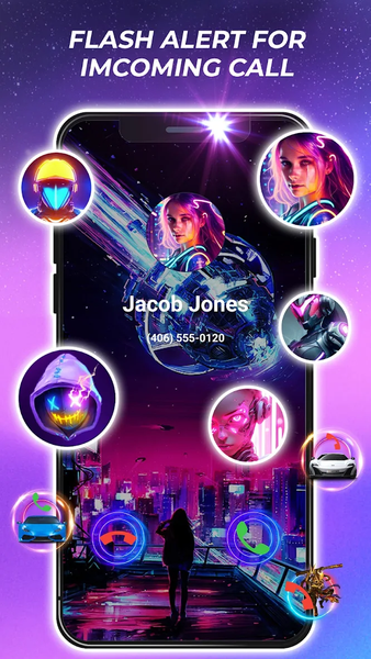 دانلود برنامه Color Call Theme And Call Screen اندروید بازار