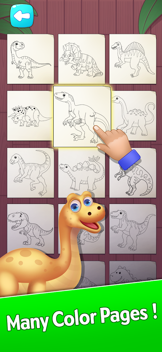 دانلود بازی Dino Coloring And Drawing Book اندروید بازار