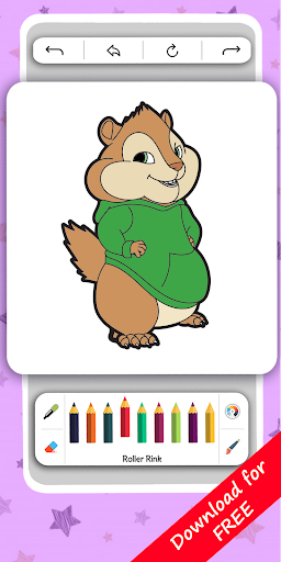 alvin and the chipmunks theodore coloring pages