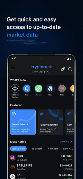 دانلود برنامه Cryptorank Crypto Tracker App اندروید بازار