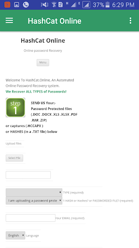 دانلود برنامه HashCat Online Password Recovery اندروید | بازار
