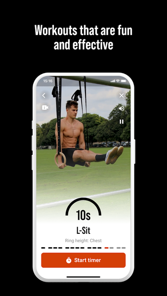 دانلود برنامه Die Ringe Calisthenics Workout اندروید بازار