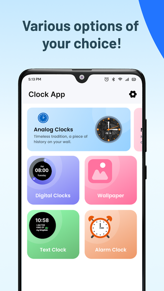 دانلود برنامه Clock Wallpaper Analog Clock اندروید بازار