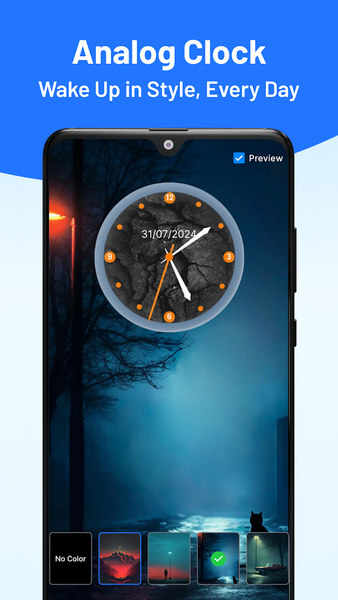 دانلود برنامه Clock Wallpaper Analog Clock اندروید بازار