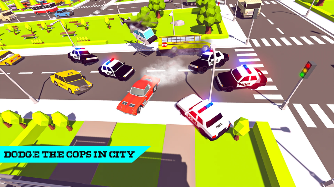 دانلود بازی Dodge Police Dodging Car Game اندروید بازار