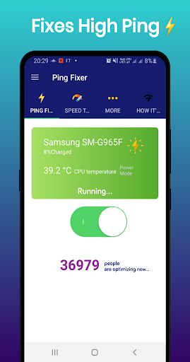 دانلود برنامه Ping Fixer Low Ping For Gamin اندروید بازار