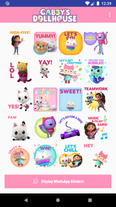 برنامه Gabby's Dollhouse Stickers - دانلود | بازار