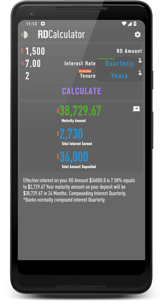 دانلود برنامه RD Calculator اندروید | بازار