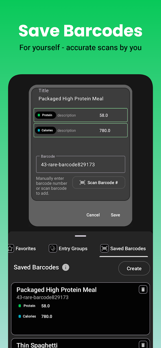 دانلود برنامه Protein Tracker - DailyProtein اندروید | بازار