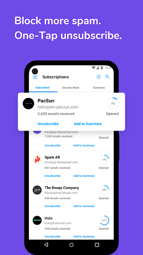 دانلود برنامه Email Fast And Secure Mail اندروید بازار