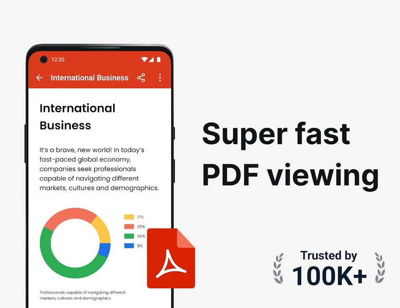 دانلود برنامه Pdf Reader App Pdf Viewer اندروید بازار