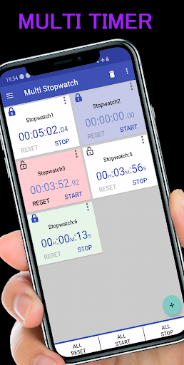 دانلود برنامه Multi Timer Stopwatch Timer اندروید بازار