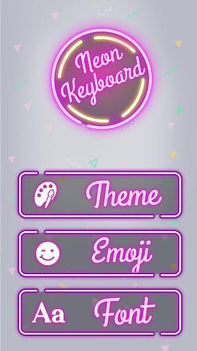 دانلود برنامه Emoji Smart Neon keyboard اندروید | بازار
