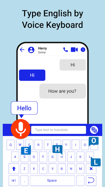 دانلود برنامه English Voice Typing Keyboard اندروید بازار