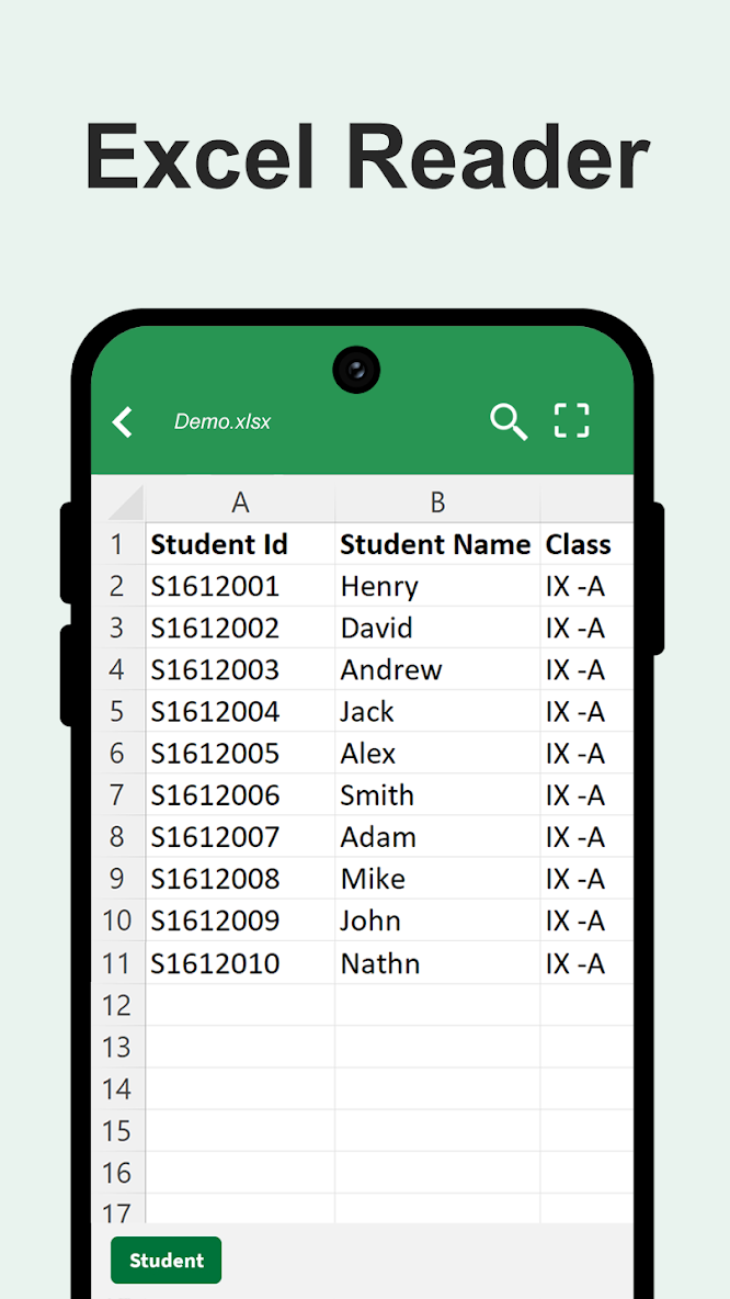 دانلود برنامه CSV Reader - CSV Viewer اندروید | بازار