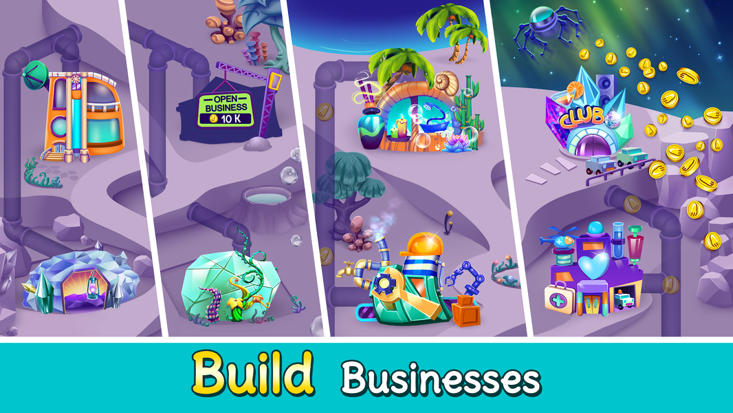 بازی Idle Planet Tycoon Idle Space دانلود بازار
