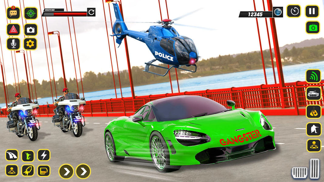 دانلود بازی Police Car Chase Gangster Game اندروید بازار