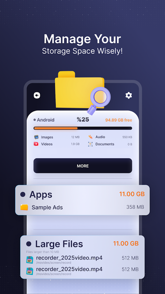 دانلود برنامه File Manager اندروید بازار