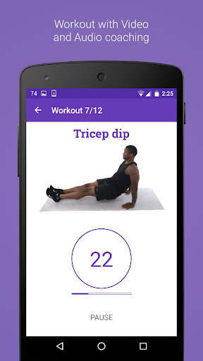 دانلود برنامه Fitheat 7 Minute Workout اندروید بازار
