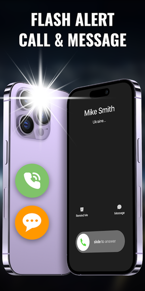 دانلود برنامه Flash Alerts On Call And Sms اندروید بازار