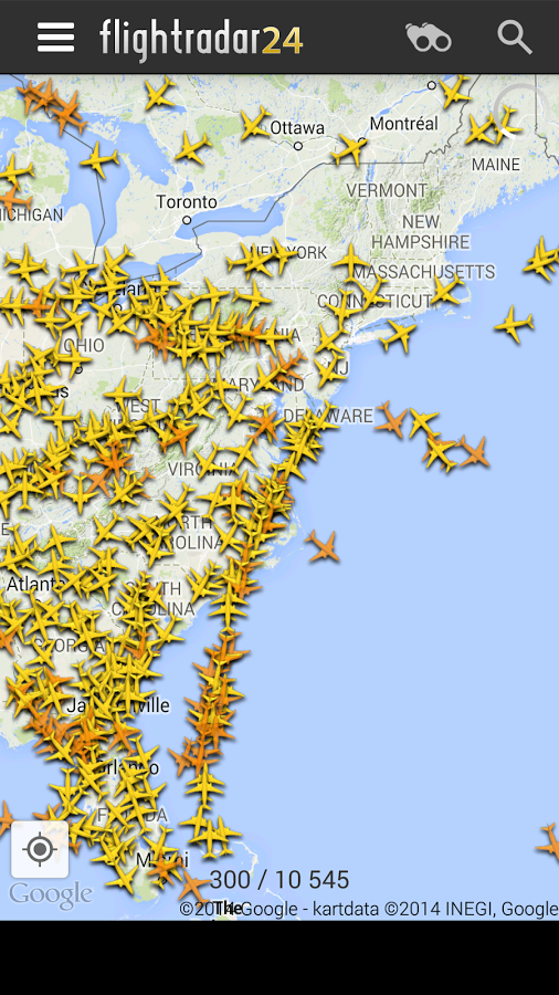 دانلود برنامه Flightradar۲۴ Flight Tracker اندروید | بازار