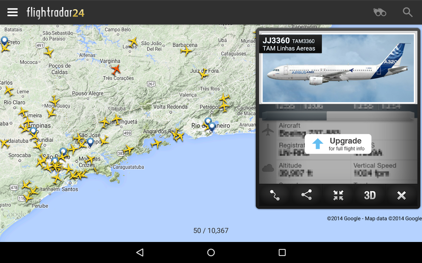 دانلود برنامه Flightradar۲۴ Flight Tracker اندروید | بازار