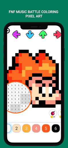 دانلود برنامه FNF MUSIC BATTLE COLORING BY NUMBER اندروید | بازار
