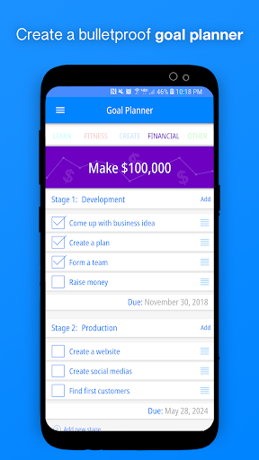 دانلود برنامه Focus Goal Tracker اندروید بازار