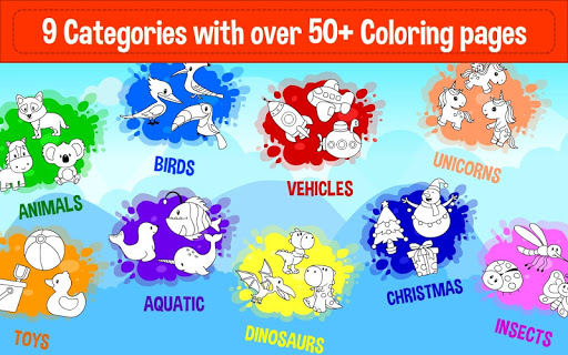 دانلود بازی Learning And Coloring Game آموزش نقاشی کودکان اندروید بازار