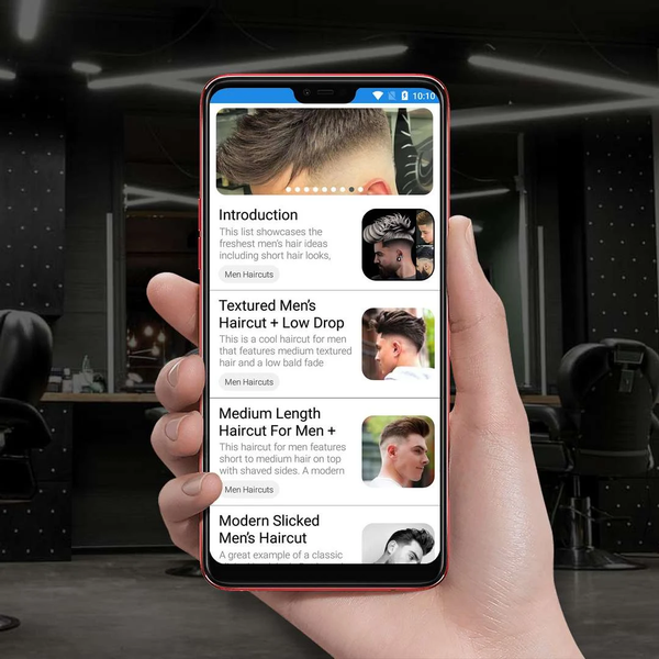 دانلود برنامه 350 Men Haircuts اندروید بازار