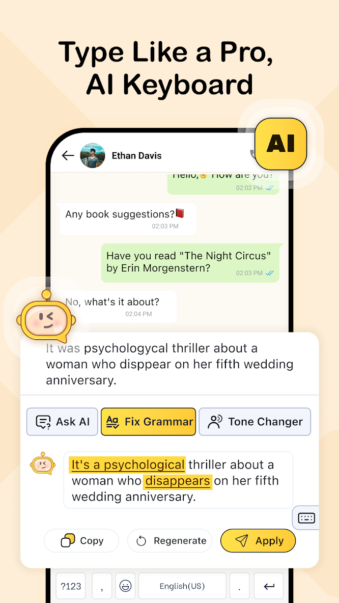 دانلود برنامه FotoAI Keyboard Themes & Fonts اندروید | بازار