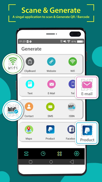 دانلود برنامه Barcode Reader And Generator اندروید بازار