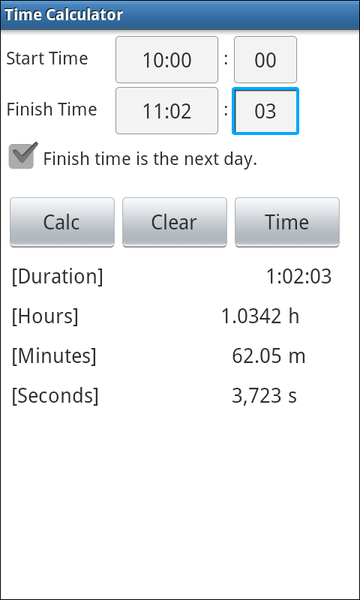 دانلود برنامه Time Calculator اندروید | بازار