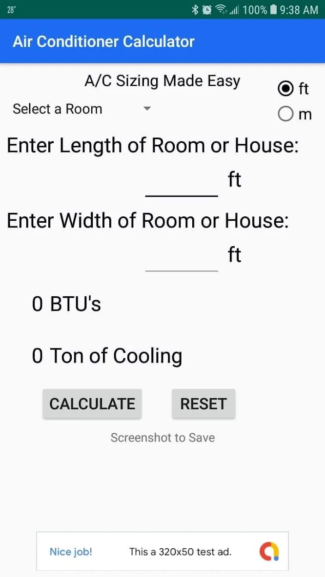 برنامه Air Conditioner Calculator - دانلود | بازار