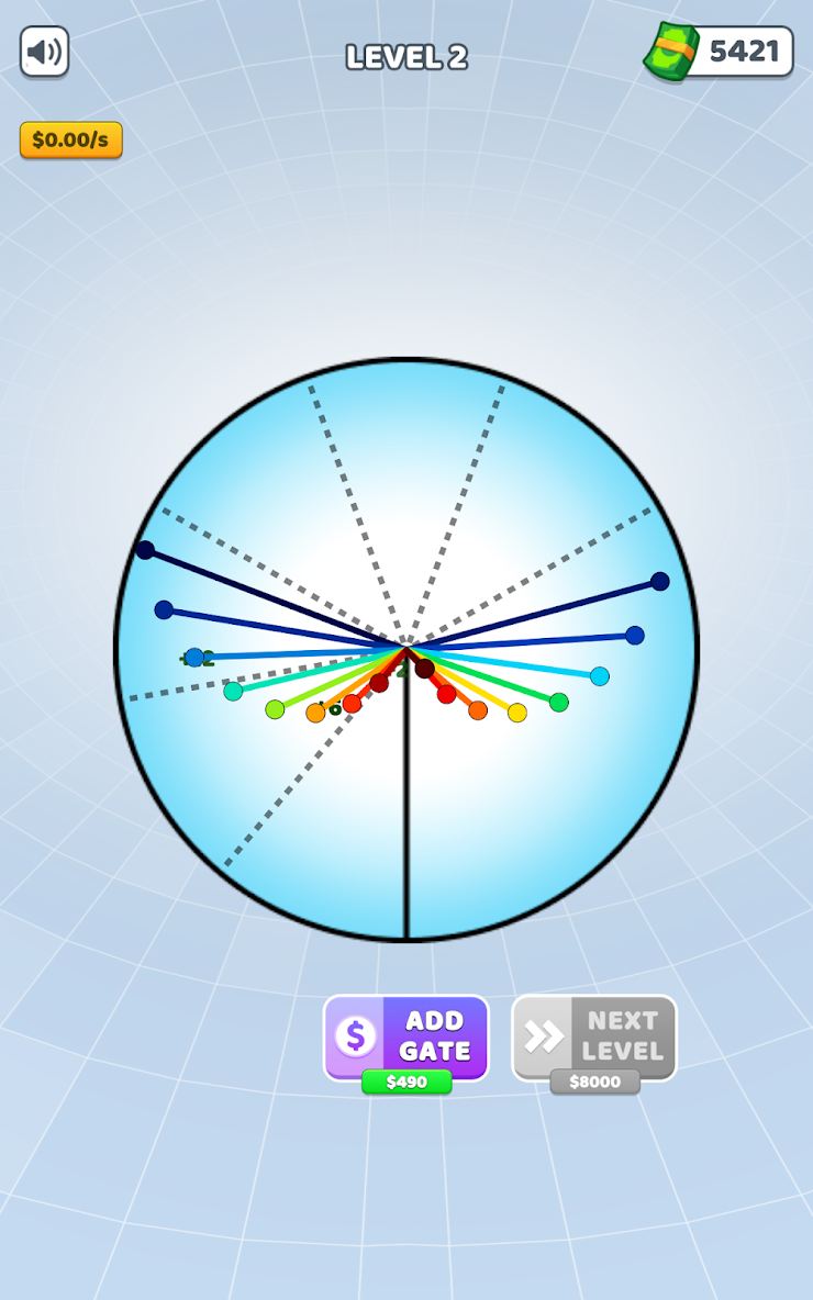 دانلود بازی Bouncing Rainbow: Calm Clicker اندروید | بازار